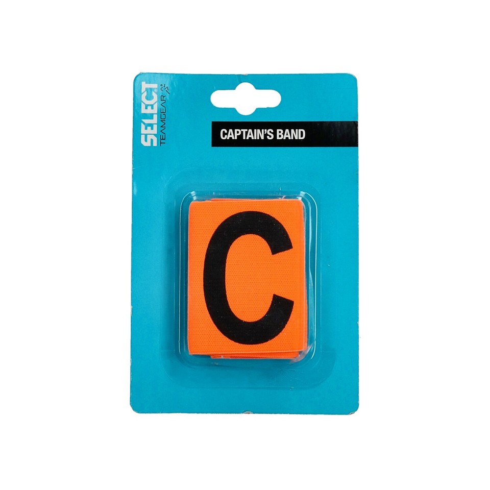 Select Unisex Size Senior Orange Captain Armband W/ Hook and Loop ...