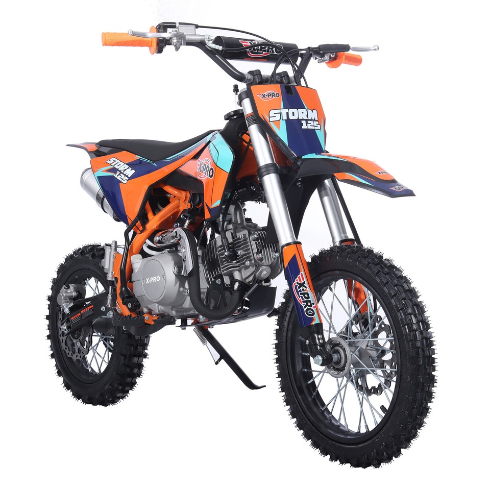 X-PRO Storm 125cc Dirt Bike with 4-Speed Manual Transmission Zongshen ...
