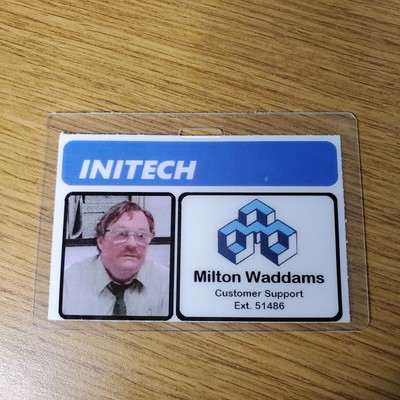 Initech Badge Template