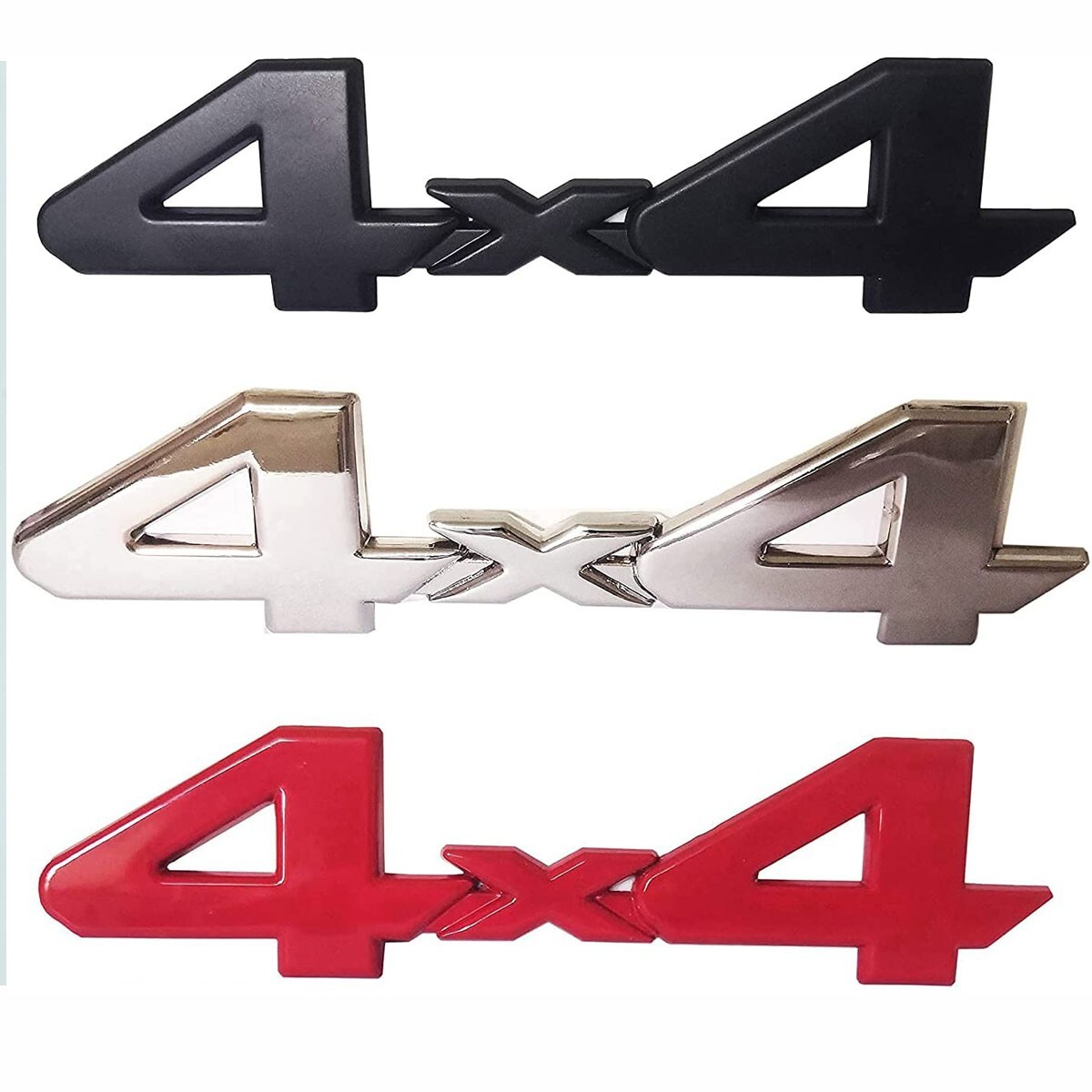 1-4x Metal 4x4 Car Rear Trunk Tailgate Emblem Badge Decal Stickers ...