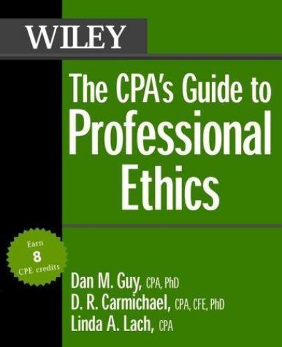 The CPA's Guide to Professional Ethics 9780471380375| eBay
