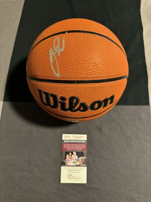 Jordan Poole Signed Basketball Autographed JSA COA authentic Wilson NBA ...