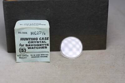 GS HC Hunting Case Acrylic Thin Crystal for Pocket Watches 30.03MM HC ...