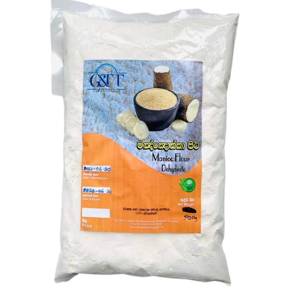 Dehydrate manioc flour 500g Natural Product From Sri lanka | eBay