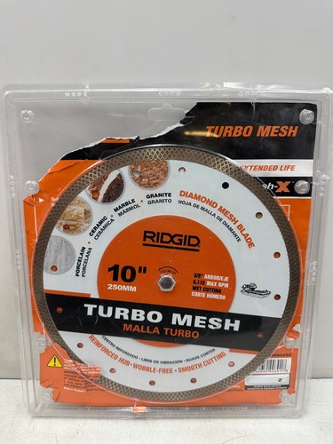 RIDGID 10 in. Mesh Continuous Rim Diamond Blade | eBay
