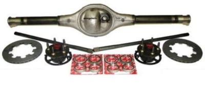 9" Ford Rear End Floater Assembly Complete w/Axles,Bearings,Hubs Rotors ...
