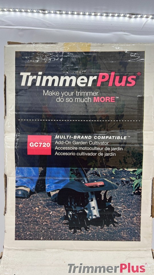 TrimmerPlus GC720 Garden Cultivator Attachment with Four Premium Tines ...