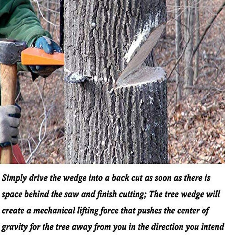 3-8" USA HARD logging Felling Bucking Tree Forestry Falling Spiked ...
