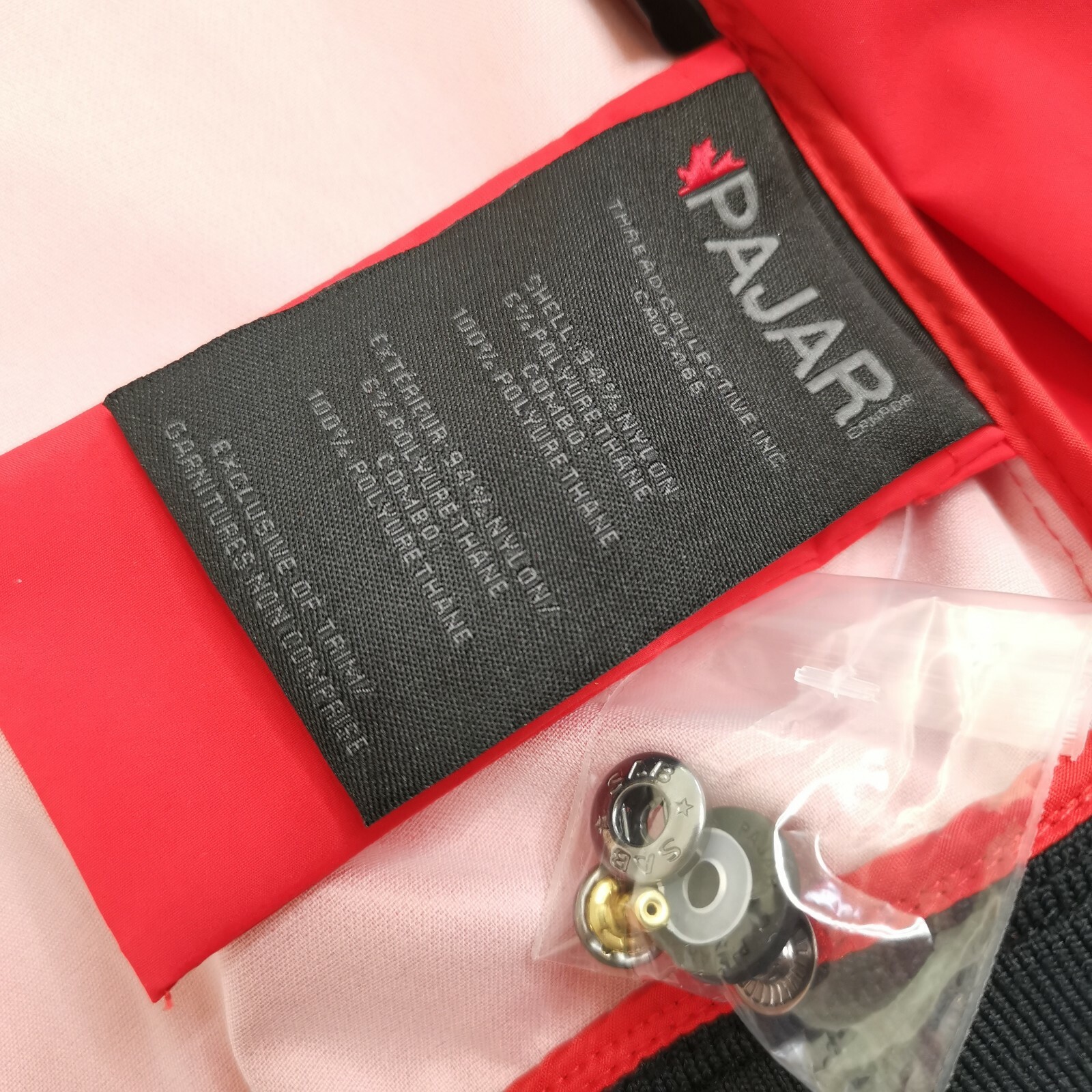 PAJAR Red Halcyon Bomber Removable Hood Men's Size S Rain Jacket NWT ...