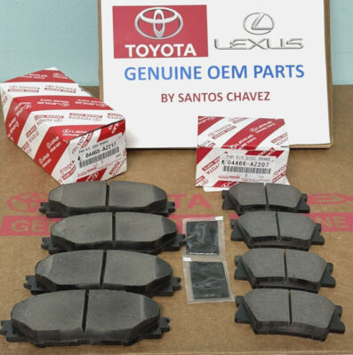 2010-2018 TOYOTA RAV4 XLE &LIMITED FRONT And REAR BRAKE PADS GENUINE ...