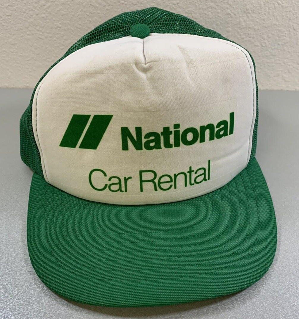 National Car Rental Vintage Hat Trucker Cap Snapback … - Gem