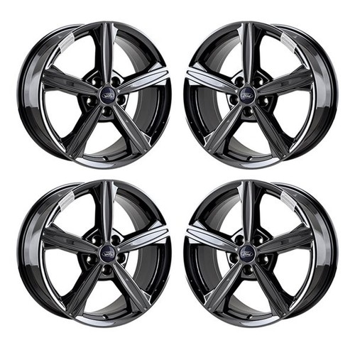 18" FORD FUSION PVD BLACK CHROME WHEELS-C RIMS FACTORY OEM 3985 ...