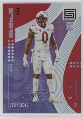 2022 Panini Chronicles Draft Picks Status Red /149 Devin Lloyd #24 ...