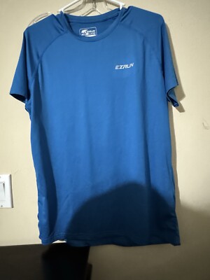 EZ Run M Medium Blue Shirt Swim | eBay