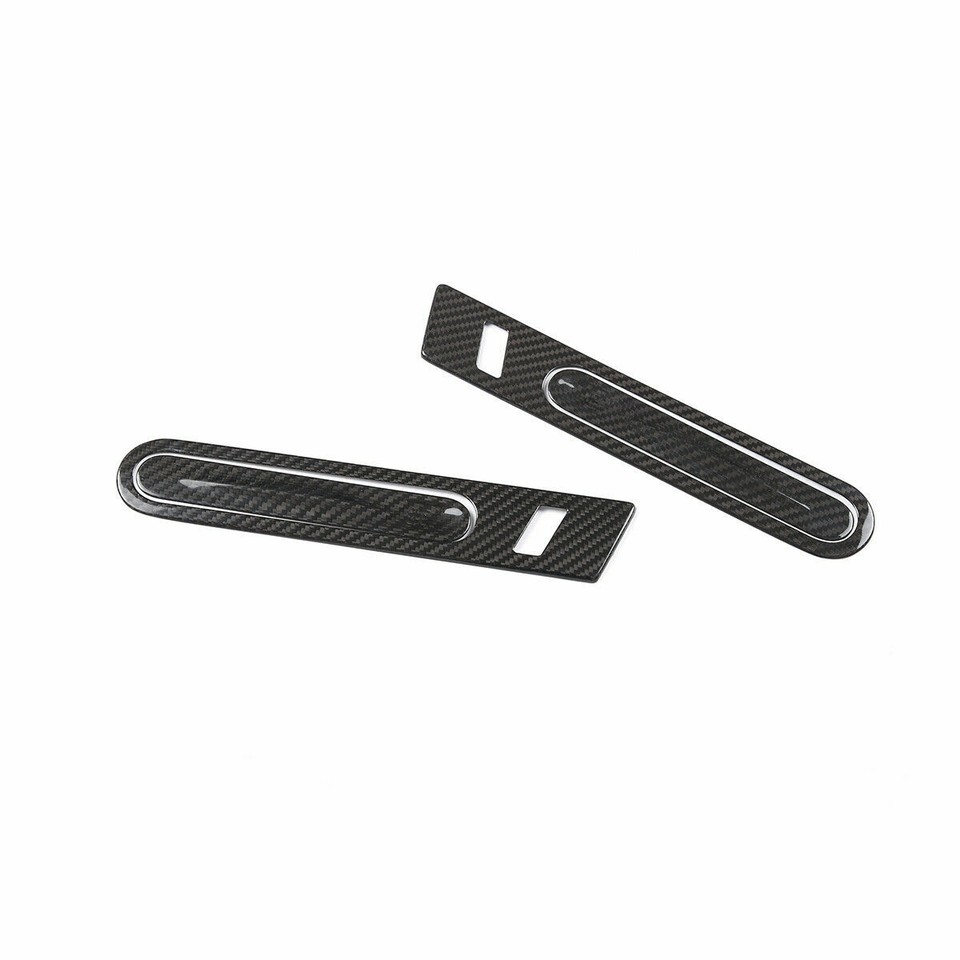 Real Dry Carbon Fiber Car Door Handle Cover Cap Fit for Nissan GTR R35 ...