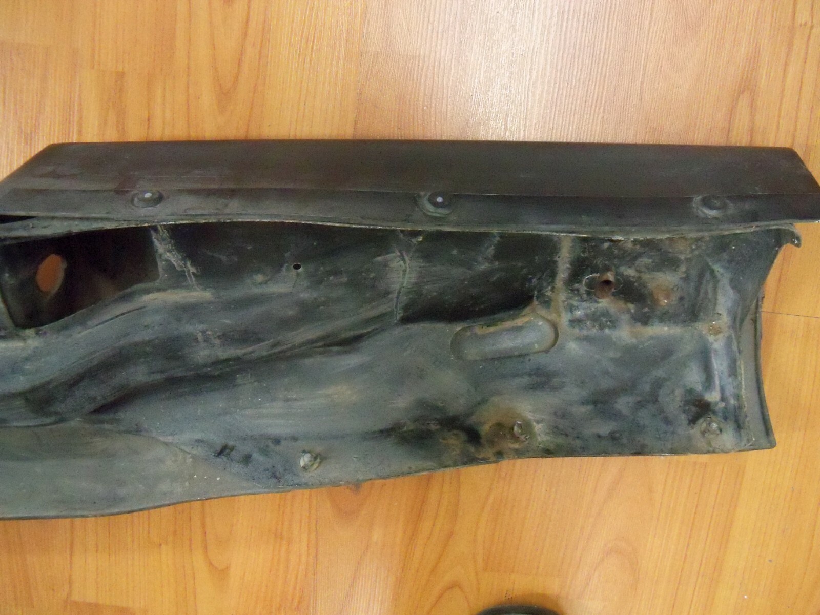 GMC TYPHOON REAR BUMPER CLADDING with Metal support brace. Very rare ...