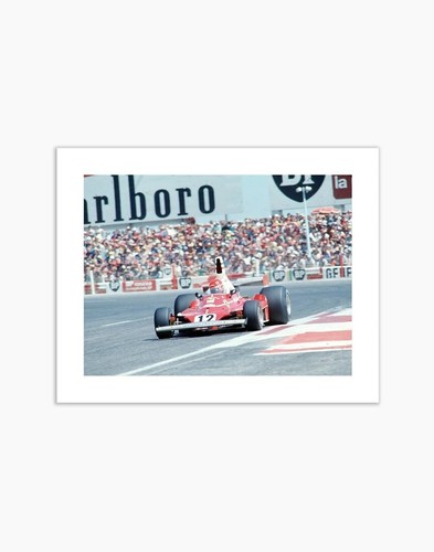 Affiches Niki Lauda Sur Ferrari, Formule Un 1975 tirage Photo Fine Art ...