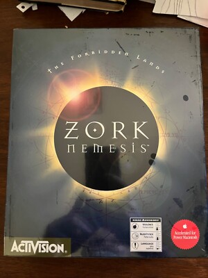 Zork Nemesis (Mac, 1996) The Forbidden Lands SEALED In Box Activision ...