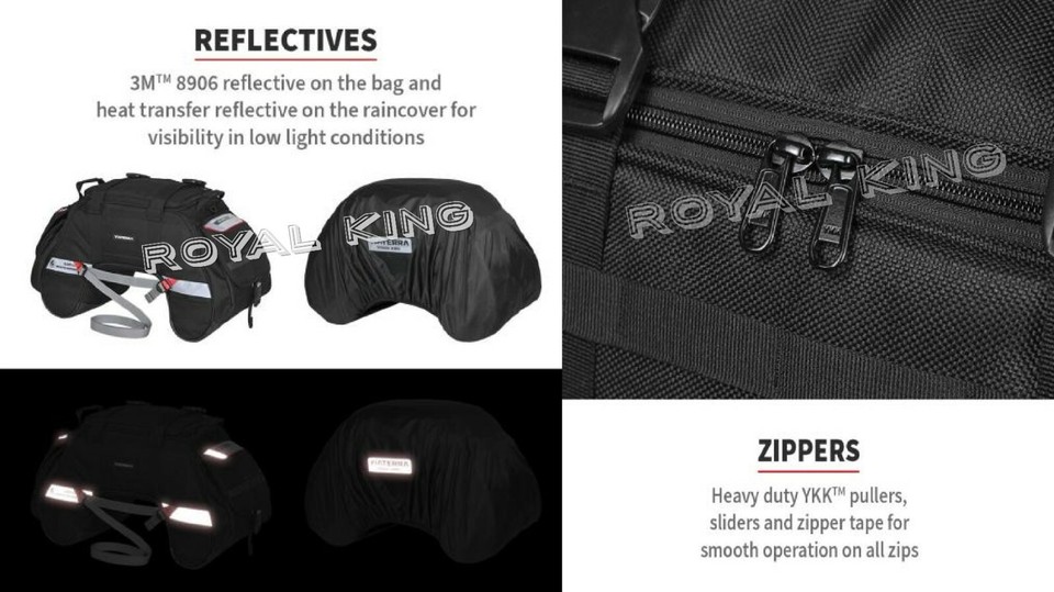 Waterproof "Claw Mini Tail Bag (48L)" Fit for Royal Enfield All ...