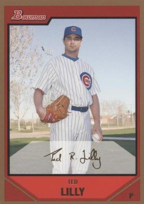 2007 Bowman - Ted Lilly #174 Gold for sale online | eBay