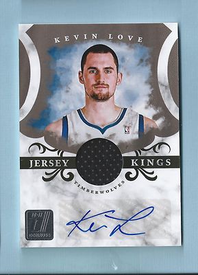 KEVIN LOVE 2010/11 DONRUSS JERSEY KINGS AUTOGRAPH AUTO /25 | eBay
