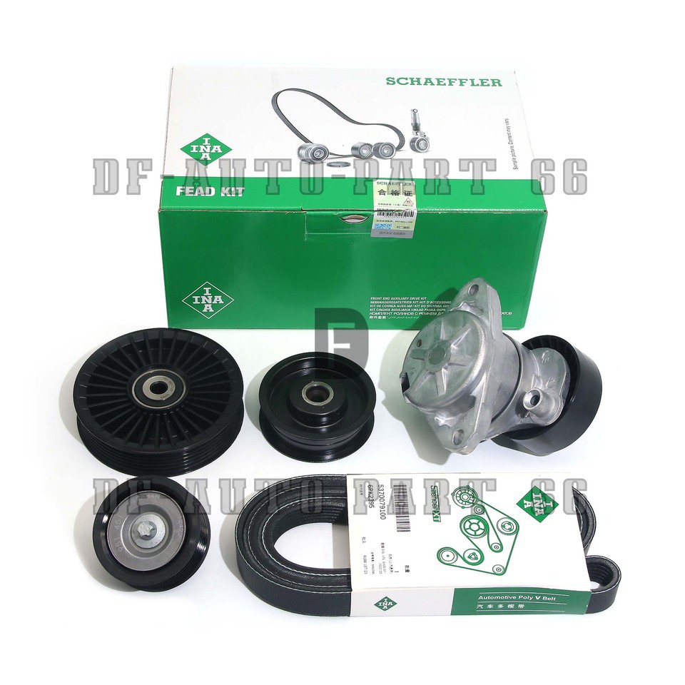 OEM INA Tensioner Belt Kit Serpentine For Mercedes GLK350 E350 E550 ...
