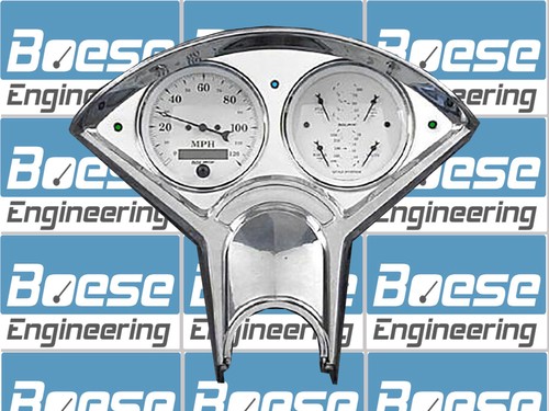 55-56 Chevy Car Billet Aluminum Gauge Panel Dash Insert Instrument ...