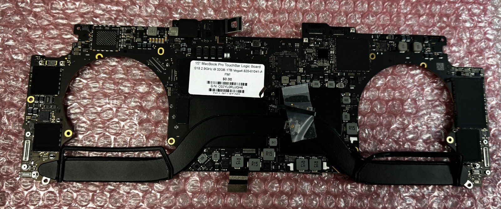 Logic Board Apple MacBook Pro 15" A1990 2018 i9 2.9GHz 1TB 32GB Vega ...