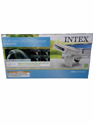 Intex MultiColor LED Pool Sprayer for Above Ground Swimming Pools | eBay
