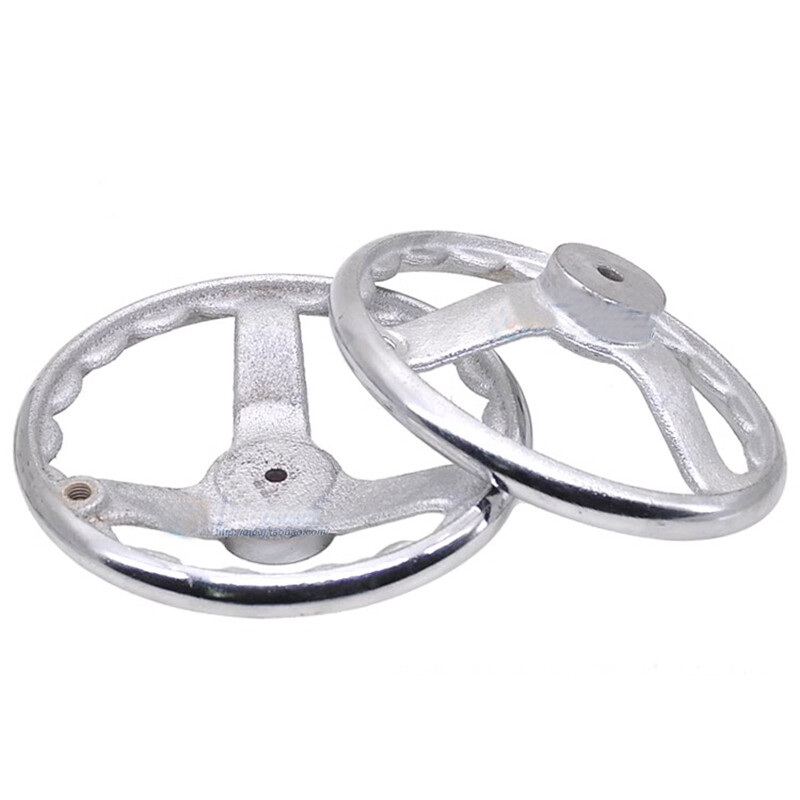 3" - 16" Chrome Plated Handwheel Round Iron Hand Wheel for Milling ...