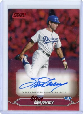 2024 STADIUM CLUB #SCBA-SGA STEVE GARVEY AUTOGRAPH "RED" #40/50 DODGERS ...