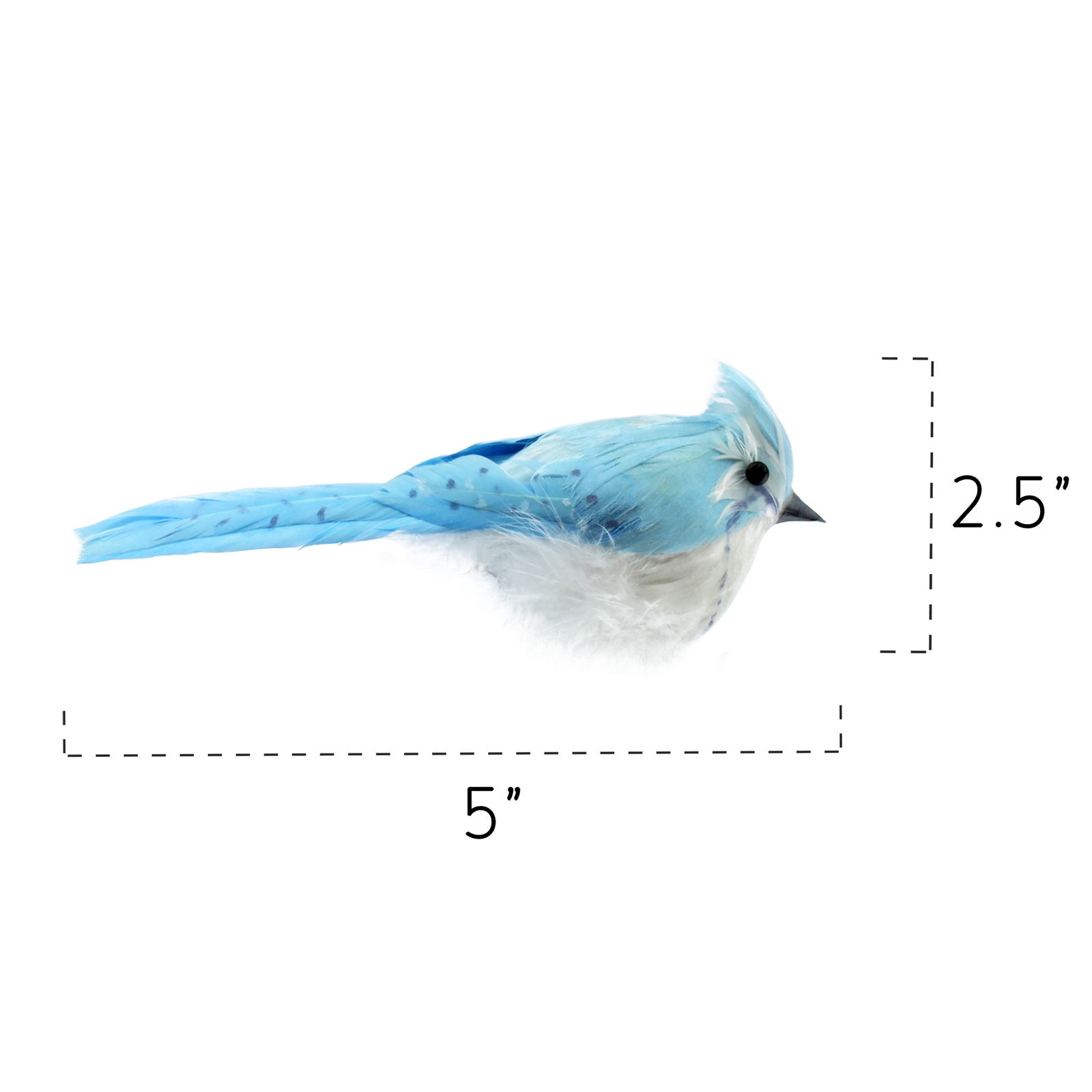 Blue Jays Artificial Birds 6pk; Imitation Feathered for Seasonal ...