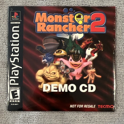 Monster Rancher 2 Demo, Not For Resale, Simulation PS1 Game, Tecmo, E ...