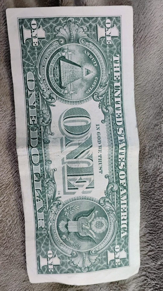 $1 bill unique serial number | eBay