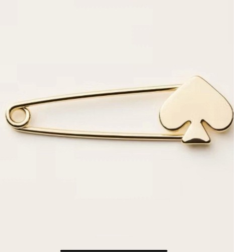 Kate Spade X Target Spade Safety Pin Brooch Gold IN HAND NWT! | eBay