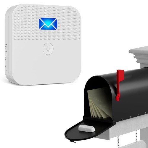 Mailbox Alarm, Wireless Long Range Mailbox Alert, Mailbox Chime ...