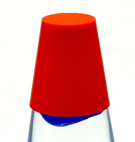 Lava Lamp 3D Printed PLA RED CAP TOP ONLY! Fits 14.5” 17” Lamps SHIPS ...