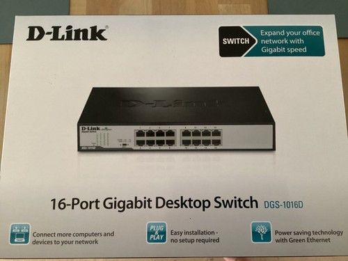 D-Link 16-Port Gigabit Desktop Switch DGS -1016D | eBay.de