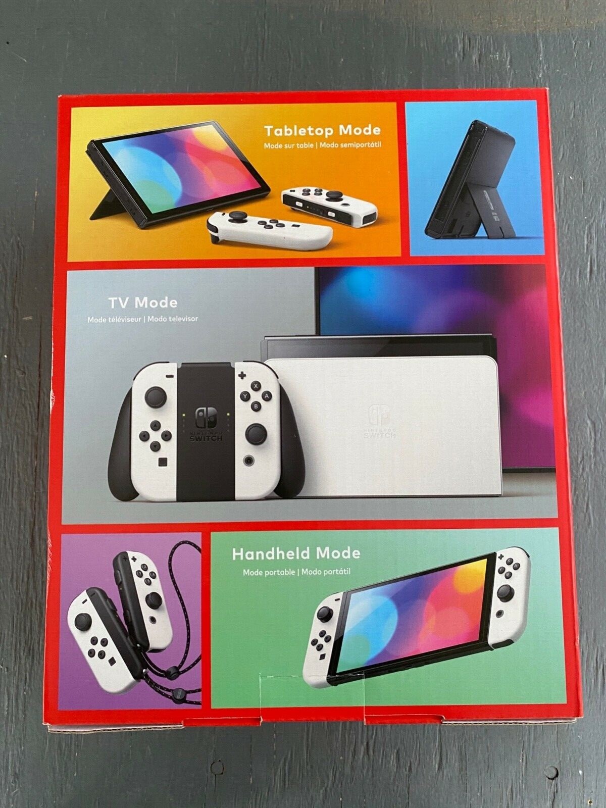 ~EMPTY BOX~ OFFICIAL Nintendo Switch White OLED Model PACKAGING ONLY ...