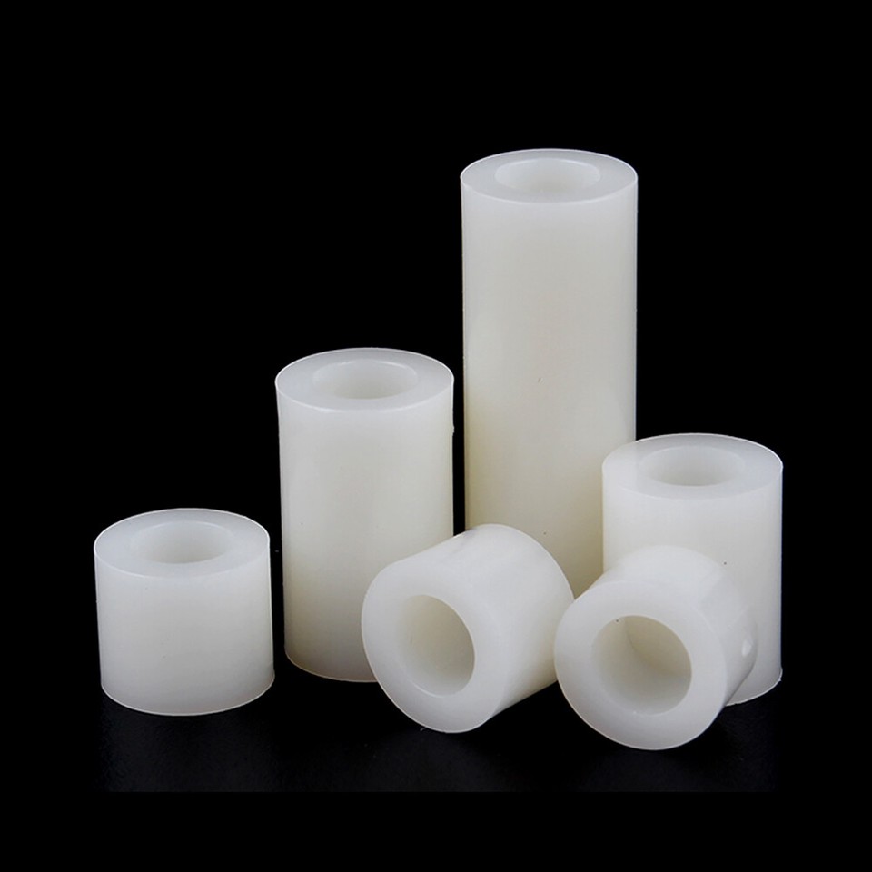 White Nylon Unthreaded Spacers Plastic Standoff Washer M5 M6 M7 M9 M14 ...