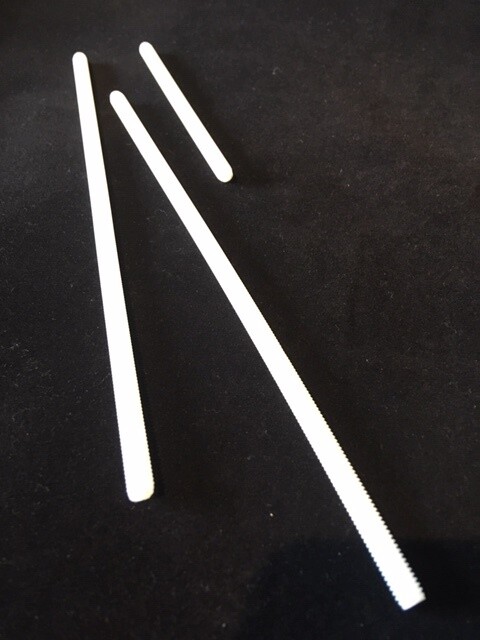 M3 NYLON THREADED ROD PLASTIC STUDDING ALLTHREAD BAR 3mm Diameter Nylon ...