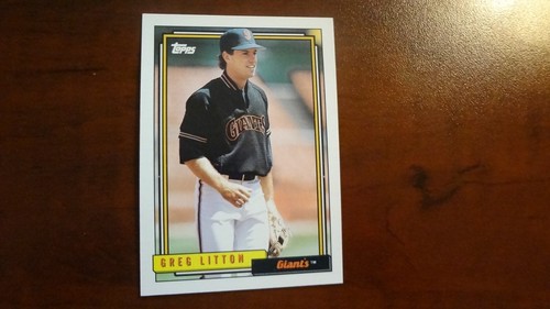 1992 TOPPS # 238 GREG LITTON BASEBALL CARD | eBay
