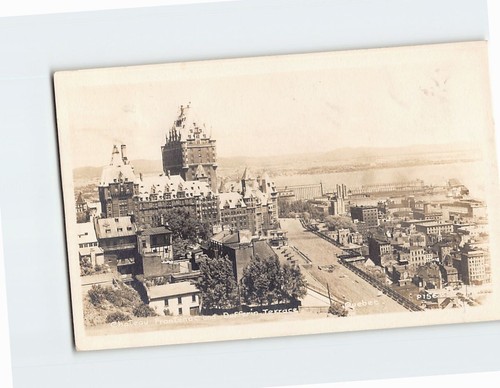 Postcard Chateau Frontenac and Dufferin Terrace Quebec City Quebec ...