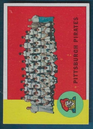 1963 Topps Baseball Pittsburgh Pirates Team Clemente/Mazeroski #151 EX ...