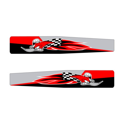 Swing Arm Decals CRF250R CRF450R 2017-2023 Woody-B1 Free Shipping | eBay
