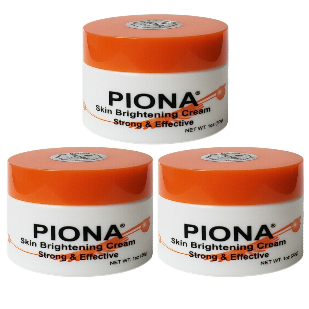 Piona Skin Brightening Cream Strong&Effective 1 Oz. New Formulation (3 ...