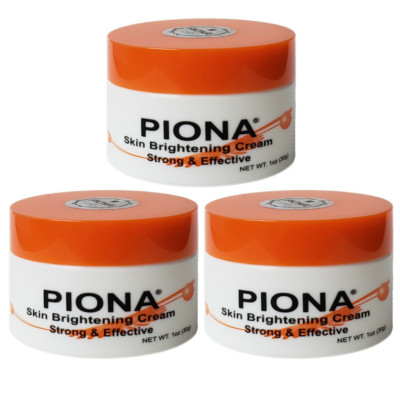 Piona Skin Brightening Cream Strong&Effective 1 Oz. New Formulation (3 ...