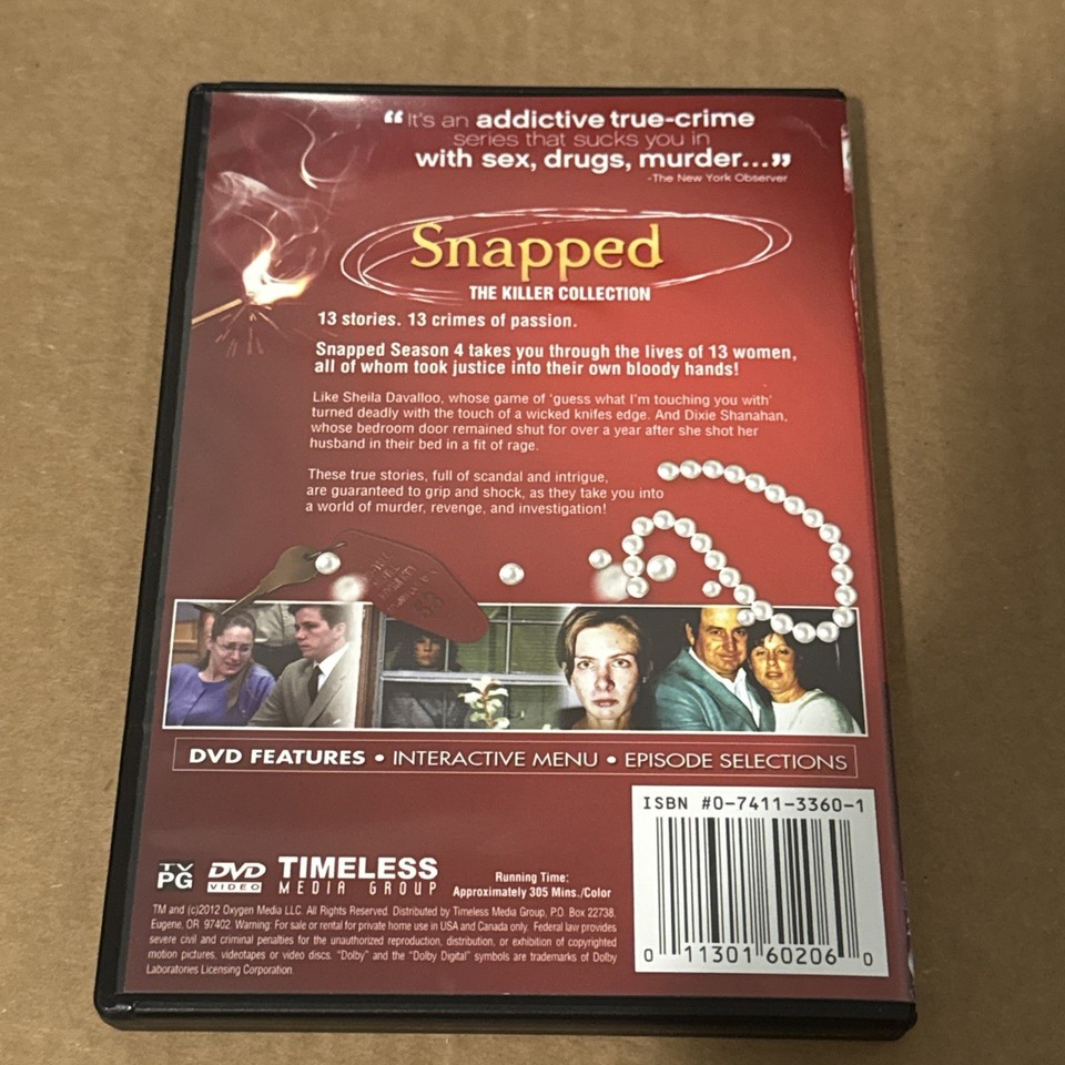 Snapped: the Killer Collection: the Complete Fourth Season (DVD, 2006 ...