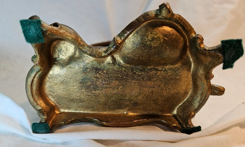 Antique Gilt Brass Watch Hutch along with a Running Bull's Eye Pocket ...