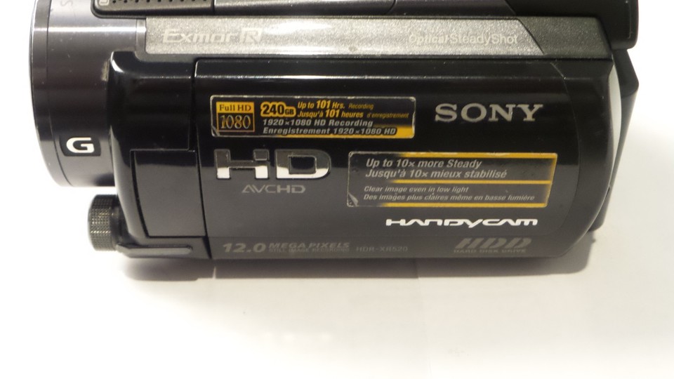 Sony Handycam HDR-XR520V 240GB HDD Digital Camera Camcorder Full HD ...